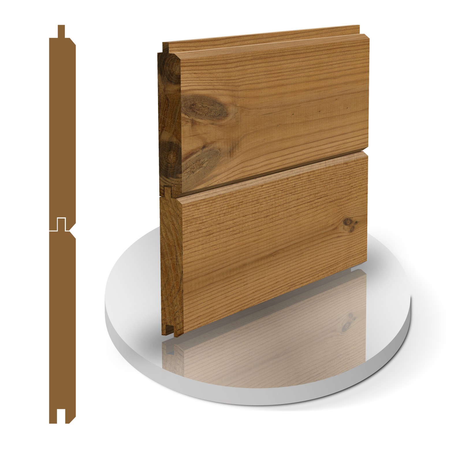 Thermowood Redwood D Cladding - Modified Softwood Cladding - Palmer Timber