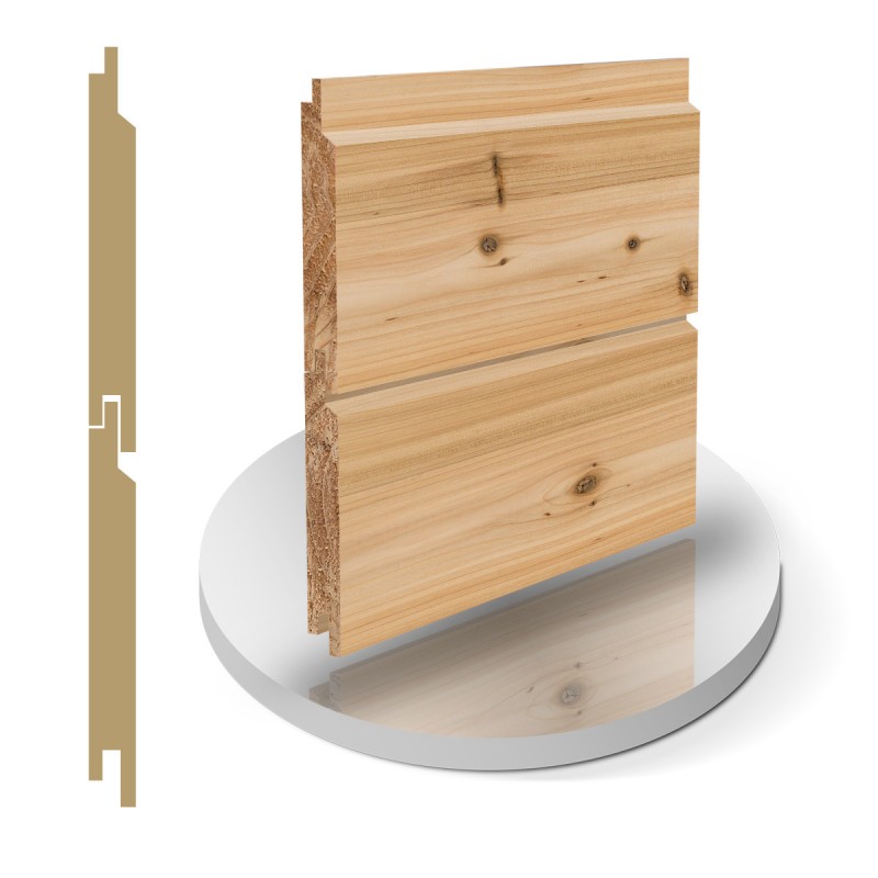 STK (Sound tight knot) Western Red Cedar Cladding - Canadian Softwood ...